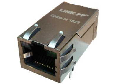 中国 0826-1J1T-23-F ギガビット磁気 RJ45 ジャック 12 はタブ 1Port の 1000 の基盤T の芯を取ります 販売のため
