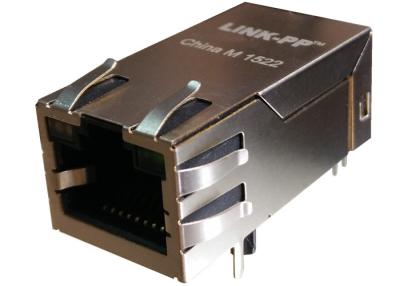 Chine la Base-T 1000 de conn. Magjack 1Port du gigabit 0826-1Y1T-23-F RJ45 a protégé l'Étiquette- à vendre
