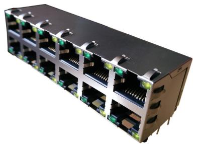 Cina DA4T103N3 ha impilato il connettore di magnetica integrato 2x6 della Base-t RJ45 10/100/1000 in vendita