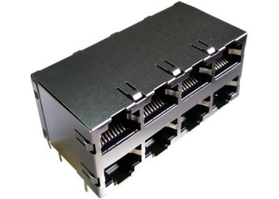 中国 DA4T104A1/DU4T201A1 は Rj45 2x4 によって統合されたギガビットのイーサネット モジュラー ジャックを積み重ねました 販売のため
