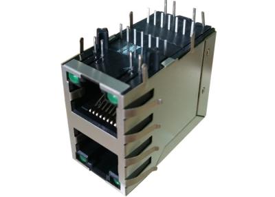 中国 DA1T102B1 Rj45 2x1 は統合されたギガビットのイーサネット モジュラー ジャックを積み重ねました 販売のため