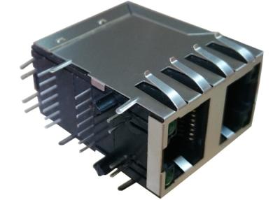 Cina DA1T002I3/DA1T101J1 ha impilato Ethernet Jack modulare di gigabit integrata 2x1 RJ45 in vendita