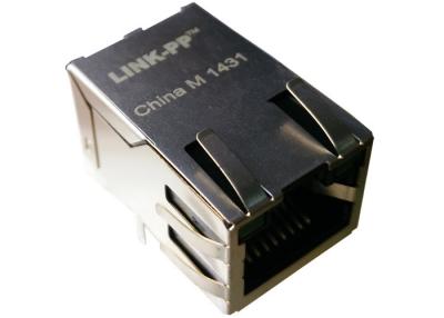 Chine JFM24111-2101-4F choisissent le connecteur du port Rj45 avec le Magnetics intégré à vendre