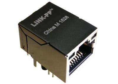 Chine JBRJ08DEL001 choisissent le connecteur du port Rj45 avec intégré 10/100 Étiquette- de LAN à vendre