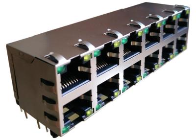 Китай 2-1840251-1 цепь POE гигабита 2x6 MAG45 модульного Jack ПЛЮС защищенный с СИД продается