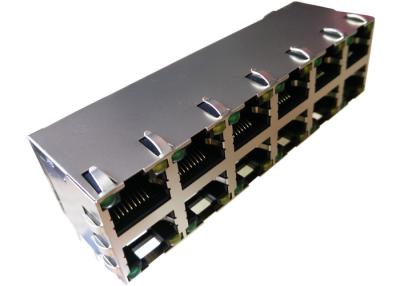 Cina 0879-2G6R-54 12Port Rj45 ha impilato i connettori 2x6 10/100/1000Base-T magnetici in vendita