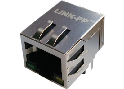 China 1-6605444-1 conectores 1000Base-T del gigabit Rj45 del RJ45 Jack modular ATMEGA88V-15AT en venta