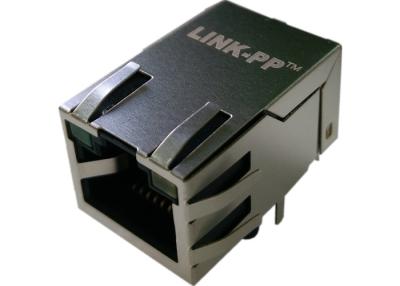 China Magnetics Jacks ARJC01-111002T 10/100M des Verbindungsstück-RJ45 Lan-Hafen W/LED zu verkaufen
