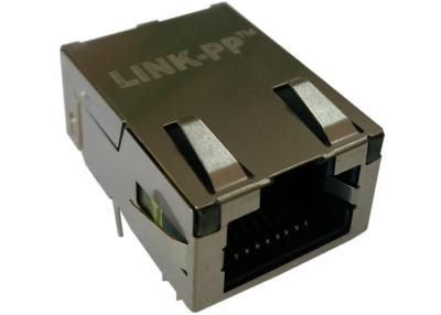China Golpecito discreto del puerto de ARJE-0025 RJ45 Jack solo encima de la Base-T 1000 del Por-Agujero en venta