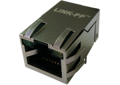 China Golpecito magnético del puerto de ARJE-0026 RJ45 Jack solo encima de la Base-T del Por-Agujero 100 en venta