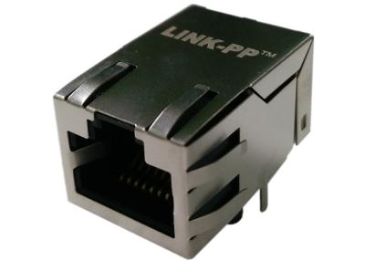 Chine Base-T simple Jack du port 10/100 d'ARJ11D-MCSA-LU2 RJ45 avec le module magnétique à vendre