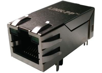 Chine Le bel 0826-1X1-GH-F POE plus le gigabit de Rj45 Magjack prolongent IEEE802.3at LPJK6064AONL à vendre