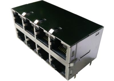 中国 B 59(111) G8-28-4625-C12 によって積み重ねられる RJ45 2x4 の港ギガビットのイーサネット W/LEDS 販売のため