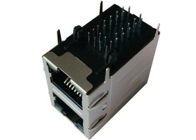 中国 LED が付いている変圧器 10/100/1000 の基盤T との RM3-168A9V1F RJ45 2x1 販売のため