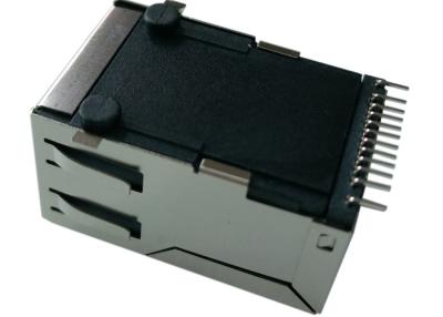 Etiqueta-PARA ARRIBa del puerto del soporte RJ45 de la superficie de Pulsejack J3006G21DNL 10/100Base-TX sola