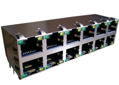 Китай Фактически локальные сети переключают порт 10/100/1000Mbps RJGE-12M5020 2 штабелированный RJ45 2x6 продается