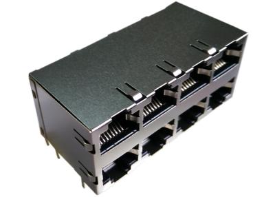 China Netwerk 2x4 Haven Gestapelde die RJ45 Magjack, JC0-0131NL door Gat wordt beschermd Te koop