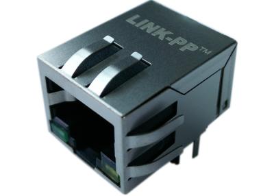 중국 ARJ11B-MFSAO-BA-A-GLU2 자석 RJ45 잭 10/100Base-T 이더네트 판매용