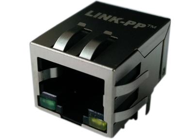 中国 RJ45 ARJ11B-MFSBR-A-A-EQU2 の女性磁気コネクター 10/100Mbps 販売のため