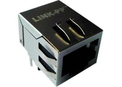 China Conector femenino del PWB 10/100Base-T del Lan Rj45 Jack XF970D2-COMBO1-4S en venta