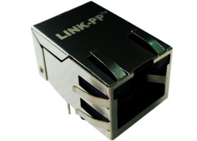 China Conector de ángulo recto magnético de Ethernet del RJ45 Jack XF973G-CTGY1-4M en venta