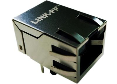 China Rj45 Jack modular com Magnetics XFATM12C-CTMM1-4M endireitam o diodo emissor de luz de AngleWith à venda