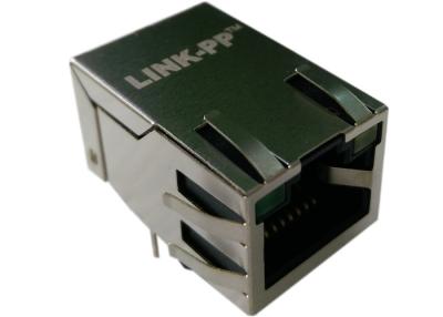 Chine Rj45 Jack modulaire avec le Magnetics XFATM2MB-CTxu1-4M redressent AngleWith LED à vendre