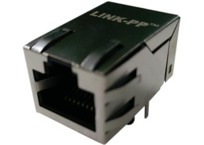 China Escudo Wo/LED del enchufe modular 10/100Base-T del Magnetics Rj45 de XFATM2ZA-CT1-4M en venta
