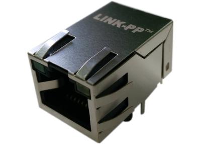 Chine Magnetics 10/100Base-T W/LED de l'interface Rj45 de XFATM6-CTxu1-4M PHY à vendre