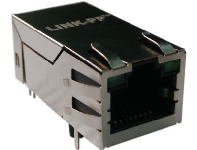 China Rj45 mit integrierter Schnittstelle 10/100BT Magnetics POE XFVOIP5QTVS-CTNG1-4L zu verkaufen