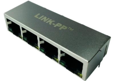 중국 다 ARJM14A2-805-BB-CW2 1X4 항구 이더네트 - Rj45 MagJack 2.5G 기초 T를 향하십시오 판매용