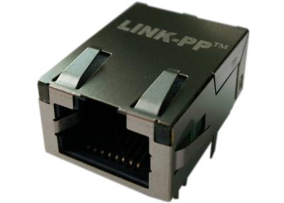 China AR11-4048 perfil baixo RJ45 Jack 10/100 de BaseT, diodo emissor de luz G-O/Y, dedos do IEM à venda