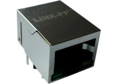Chine Port simple de MJF13T36L-KX06B3GY-0808 RJ45 avec le transformateur 8p8c de LED à vendre