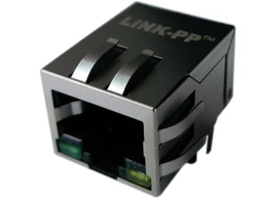 중국 RJMG1BD3B8K1ANR RJ45 자석 잭 여과기 LED를 가진 10/100의 단 하나 항구 판매용