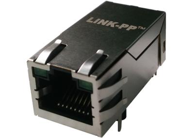 China Poder Rj45 sobre o gigabit Jack magnético do Ethernet 085789-1006, ponto de entrada MAIS 1x1, diodo emissor de luz à venda