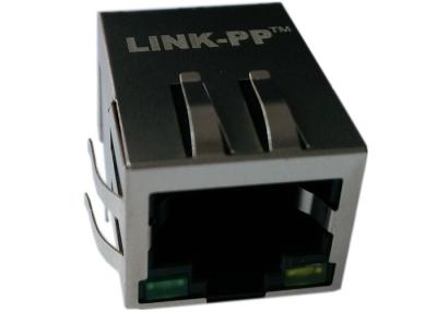 중국 Rj45 자석 잭 MOX-RJ45TD-024 10/100Mbps 이더네트 근거리 통신망 단 하나 항구 판매용