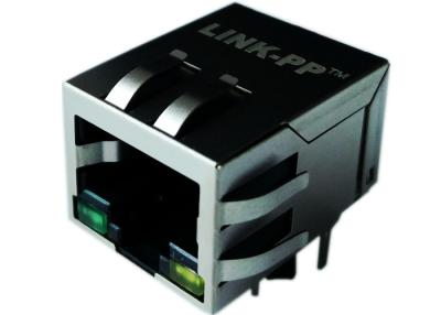 Chine port simple RJ45 magnétique Jack MOX-RJ45TD-033 de LAN de l'Ethernet 10/100Mbps à vendre