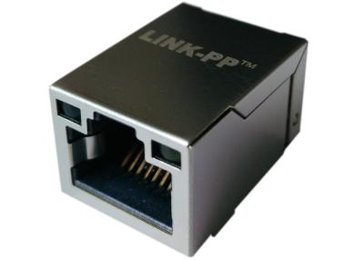 China Soporte Rj45 Jack magnético, conexión de la superficie de LPJ19201BGNL de interfaz de 10/el 100M UTP en venta