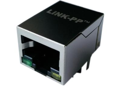 China RB1-1D5F8K1D RJ45 1X1 Vorsprung unten durch Loch 10/100 Basis-t schirmte Verbindungsstück ab zu verkaufen