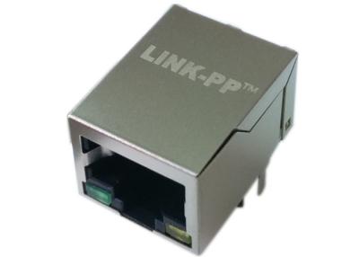 China LPJ0012HDNL magnetisches 1x R-j45, 8P8C, schirmen rechtwinkliges W/LED ab zu verkaufen