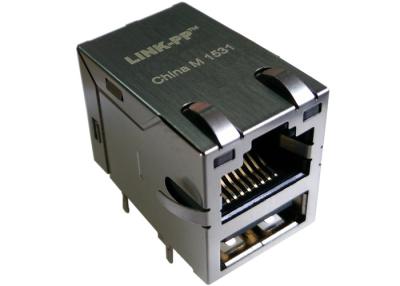 Cina RJ45 impilato USB Jack LPJE306AGNL in vendita