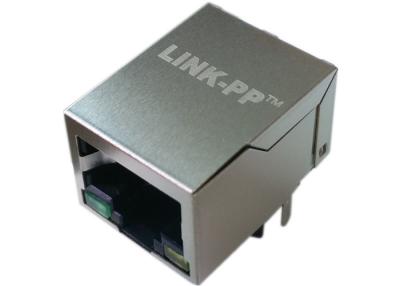 China Enchufe modular del mag Rj45 del gigabyte de LPJG0820HENL 1x10/100/1000Mbps en venta