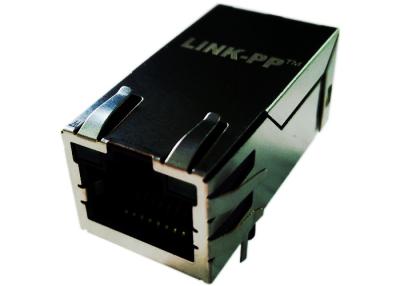 China Conector RJ45 magnético Jack, 1X 10/100/1000Mbps HY911180A de la red en venta