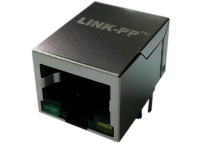 Chine Le port simple de LPJ0011HBNL RJ45, 1x10/100Base-T l'Ethernet Jack, verrouillent vers le bas à vendre