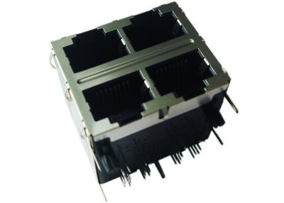 China 1840182-1, LPJG27591CNL apiló el gigabit Rj-45 de 2x2 10/100/1000Mbps sin el LED en venta