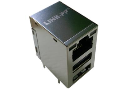 中国 C893-1DX1-E5 の LPJU5012BGNL RJ45 USB のコネクター 3 の港 10/100 の基盤T 販売のため