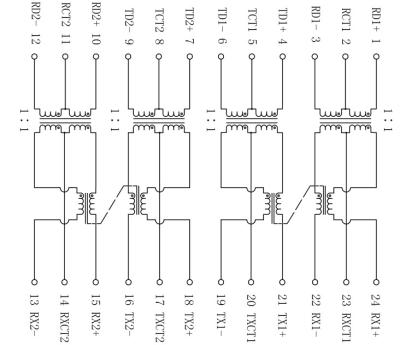 China VP2006AM 10/100Base-TX módulos de magnetismo VoIP para aplicaciones PoE en venta