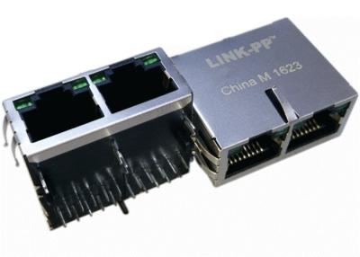 China 0875-1L2T-E3 | Conector 1000Base do dobro Rj45 2x GbE de LPJG28818A30NL à venda
