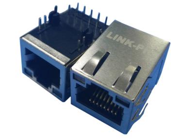 China Conector del gigabit de LPJG16314A37NL 1x10/100/1000 Rj45 Jack modular en venta