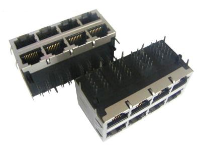 中国 J20-0235NL CONN MAGJACK 8PORT 10/100の基盤TX、AutoMDIX POE、POE+ 販売のため